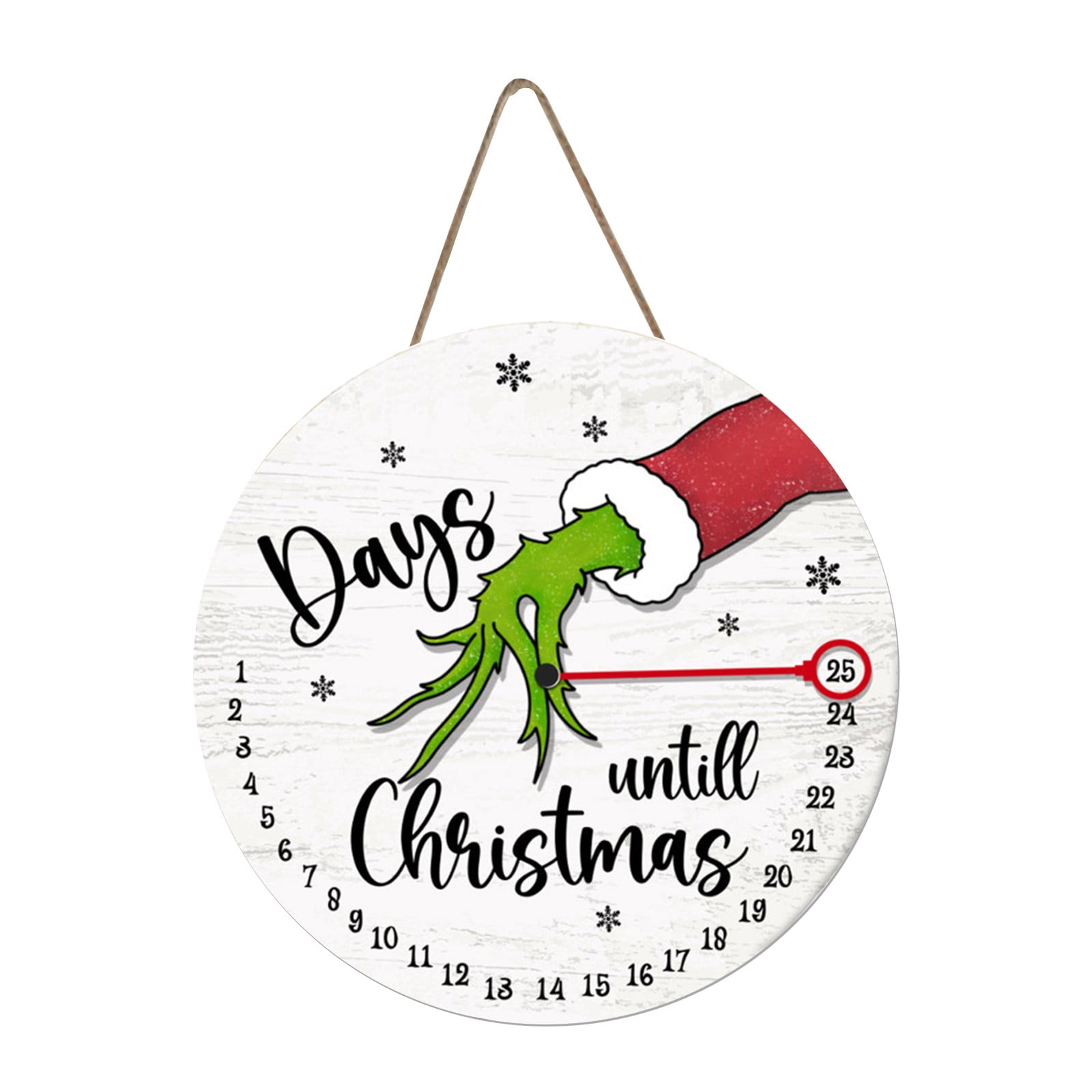 Grinch Christmas Grinch Decor Christmas Countdown Calendar With Festive ...