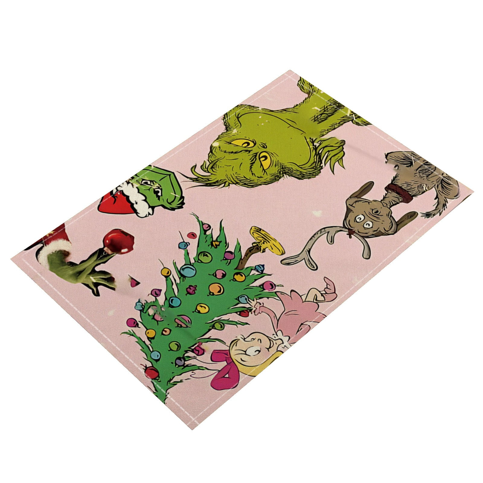Grinch Christmas Grinch Decor Festive Holiday Area Rug Christmas Themed ...