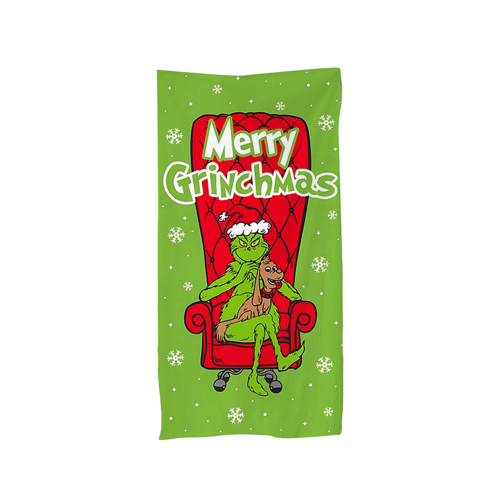 Grinch Christmas Decorations Green Grinch Decor Festive Holiday Towel ...