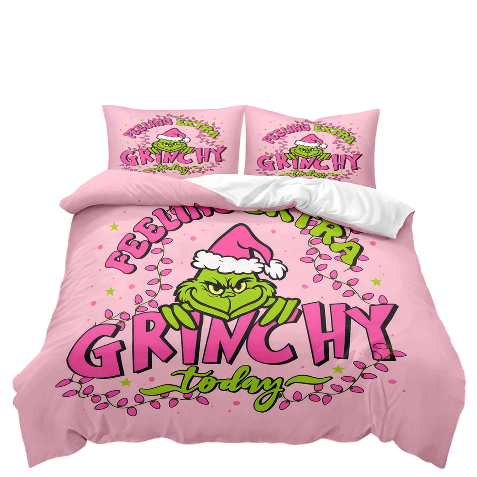 Grinch Christmas Decorations, Grinch Bedding, Christmas Bedding, Three ...