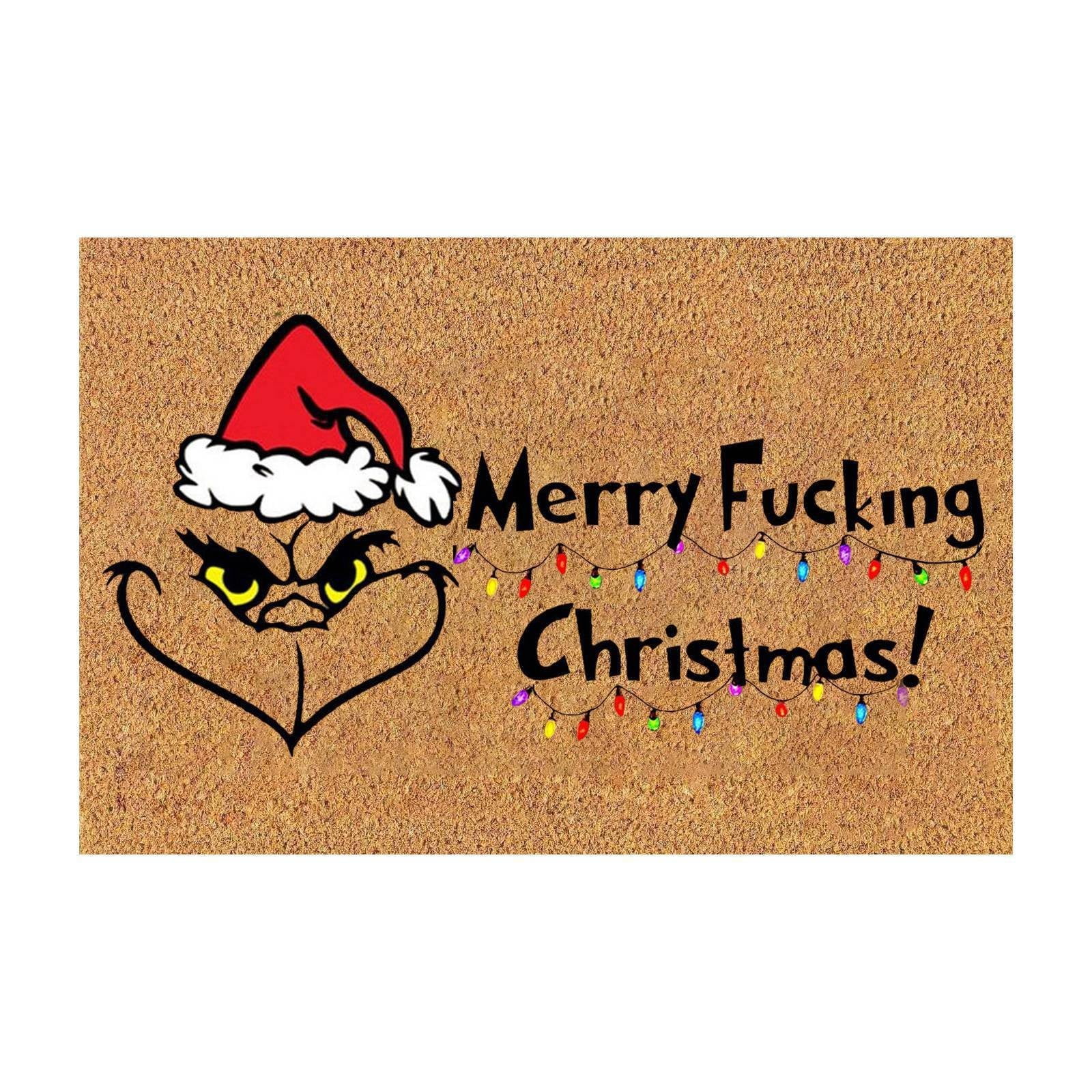 Grinch Christmas Decorations Grinch Decor Christmas Door Mat Non-slip ...