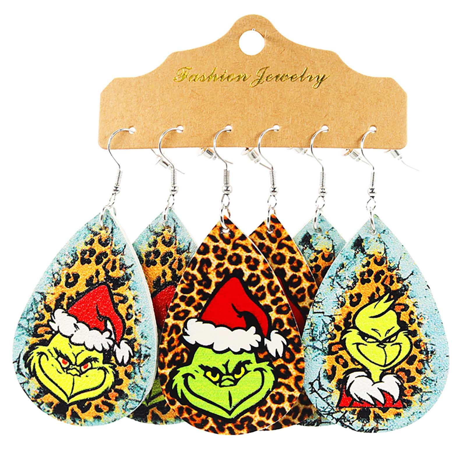 Grinch Christmas Decorations, Grinch Ornaments, The Grinch, 3 Pairs Of ...