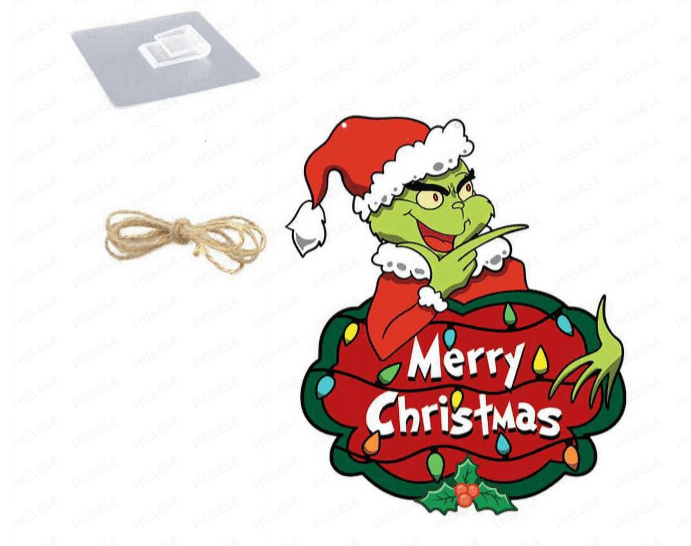 Grinch Christmas Decorations Indoor Home Decor - Wooden Merry Grinchmas ...