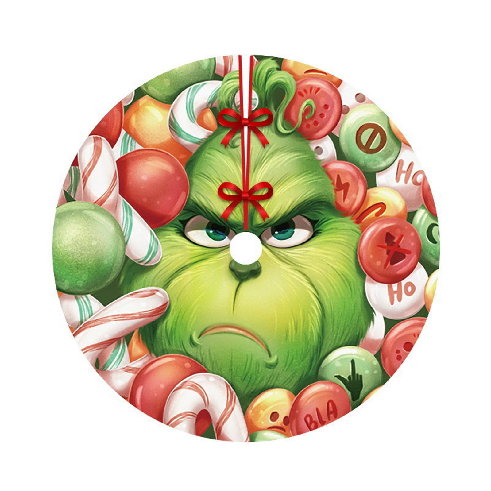 Grinch Christmas Decorations Ornaments, 120CM Christmas Tree Crafts ...