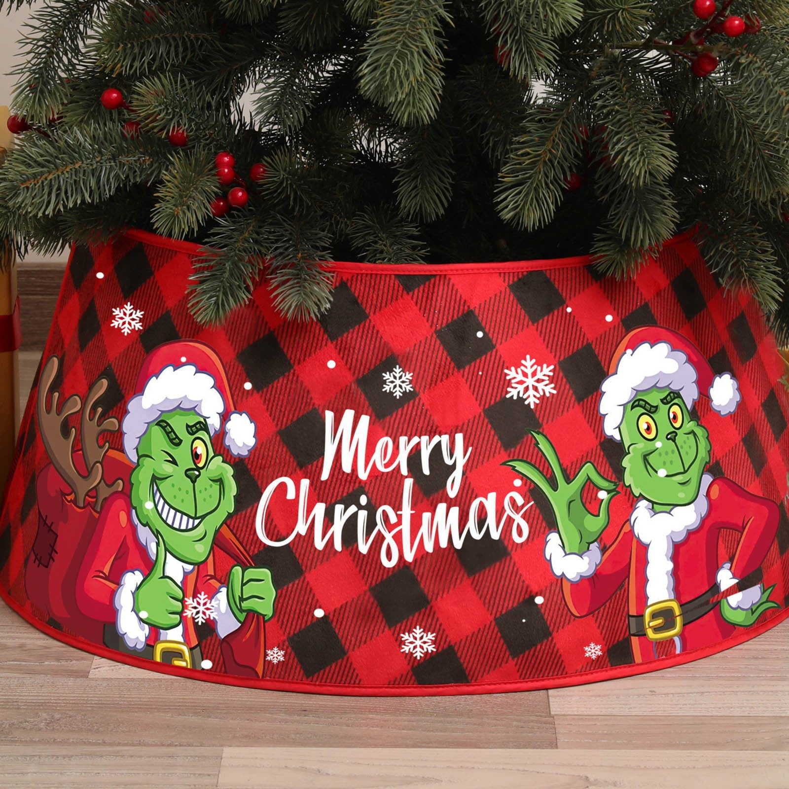 Grinch Christmas Decorations Ornaments, Christmas Tree Enclosure Scene ...