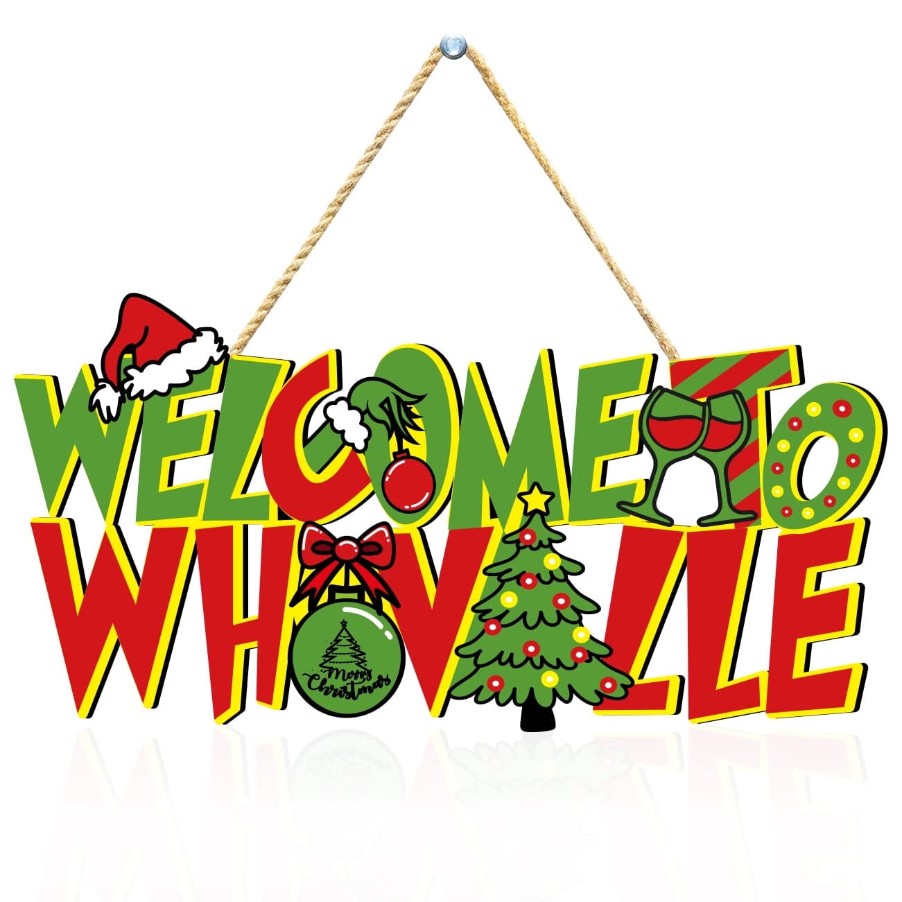 Grinch Christmas Decorations Whoville Christmas Decor Grinch Ornaments ...