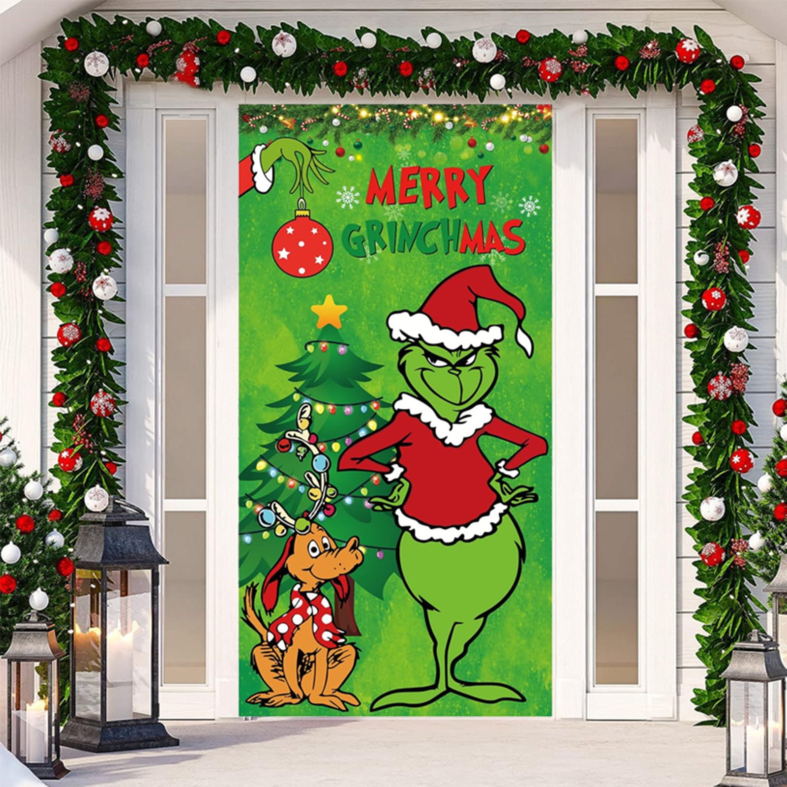 Grinch Christmas Door Decorations,Grinch Door Decoration,Grinch Door ...