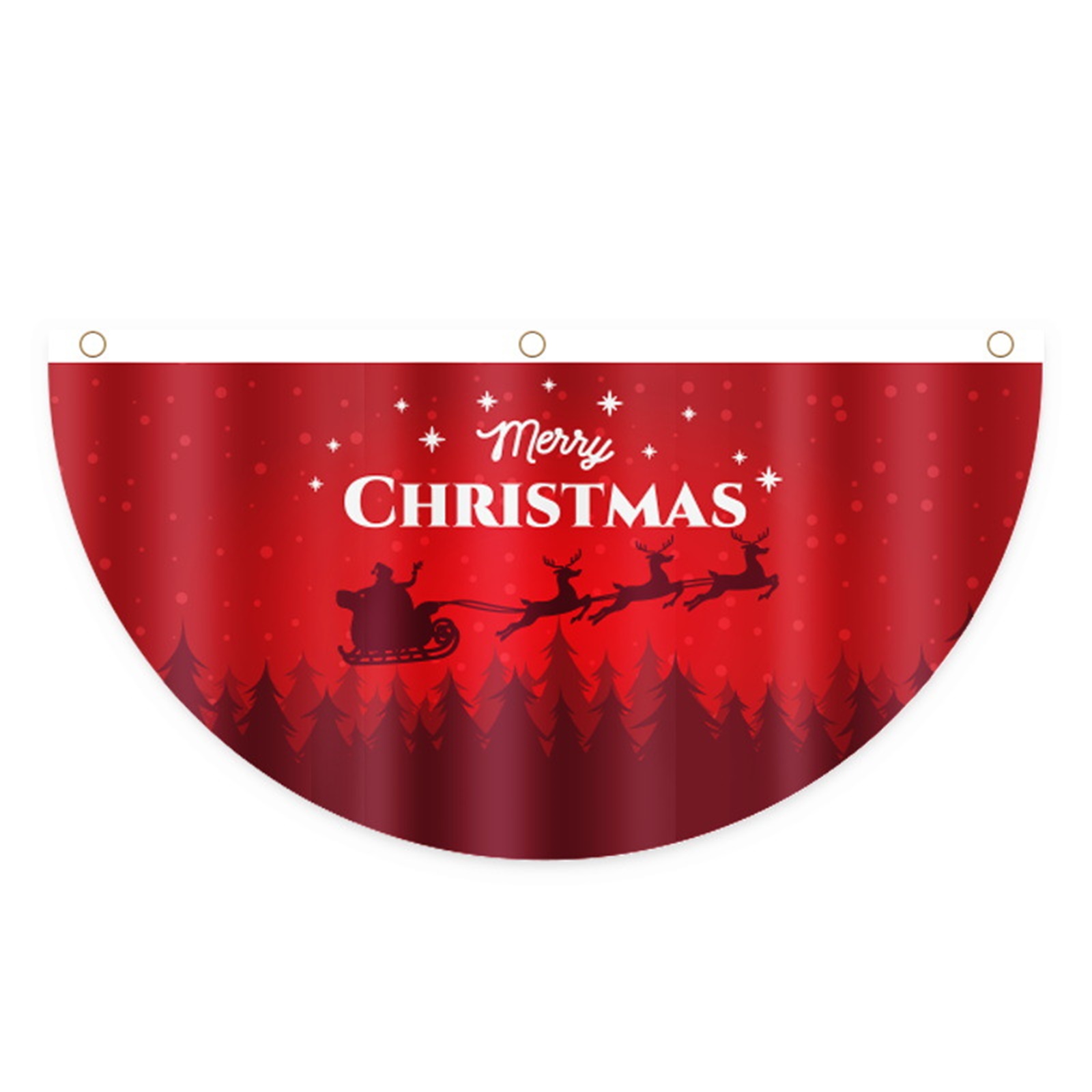 Grinch Christmas Fan-Shaped Bunting Flags Outdoor Hanging Decoration ...