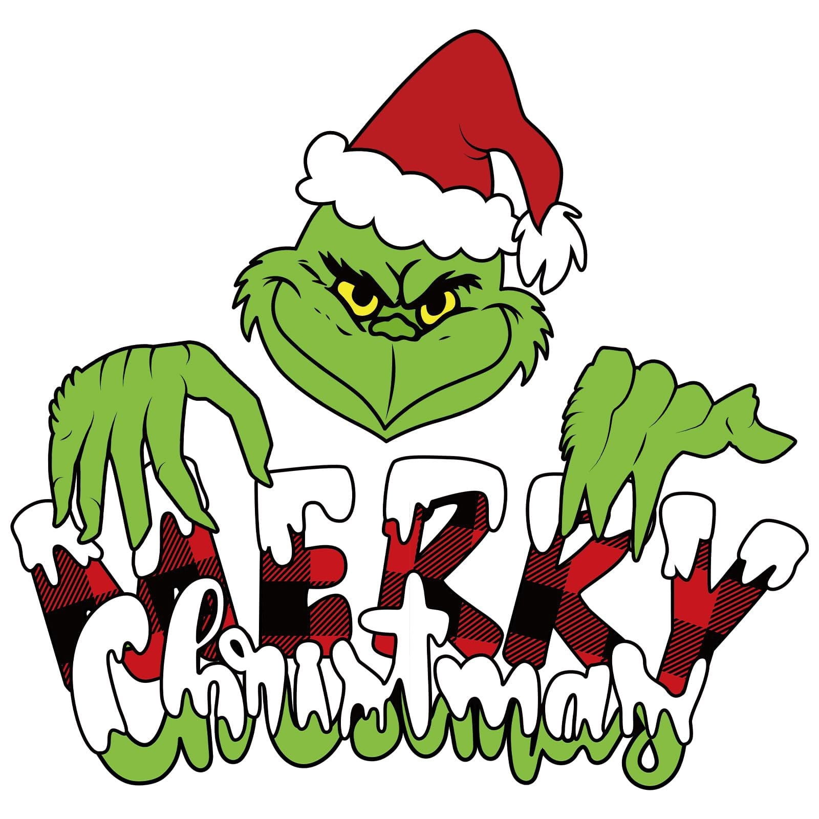 Grinch Christmas Fence Peeker Decorations, Peeking Garden Yard Sign ...