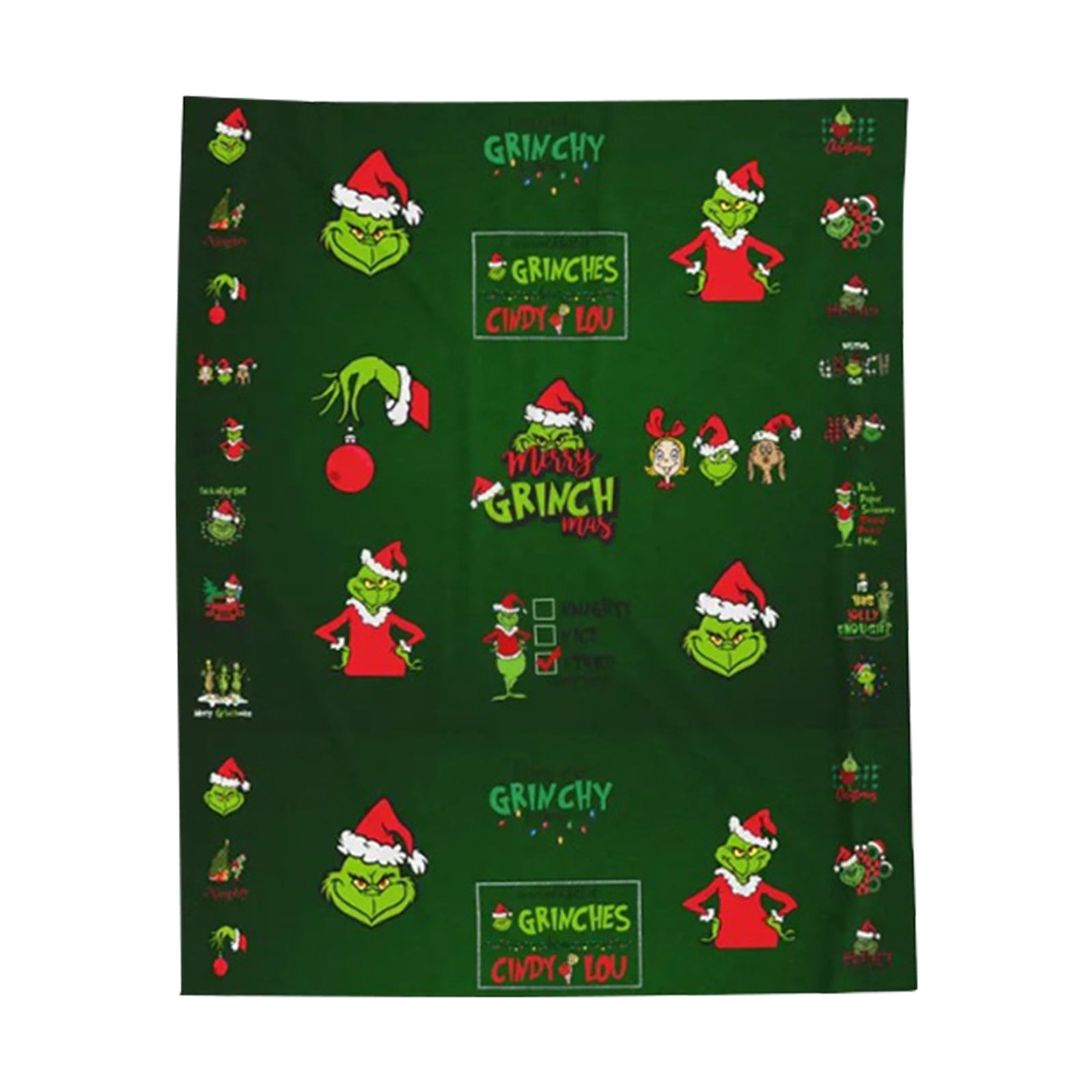 Grinch Gifts Funny Schedule Blanket Soft, Cozy Throw Blanket with ...