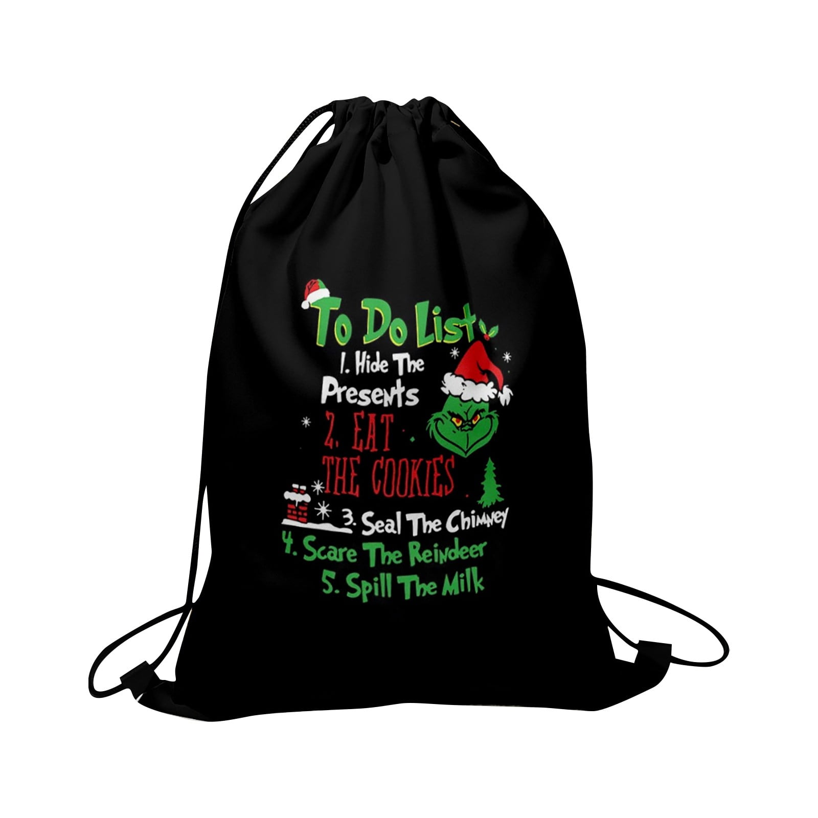 Grinch Christmas Gift Bags Present Sack | Grinch Multipurpose Christmas ...