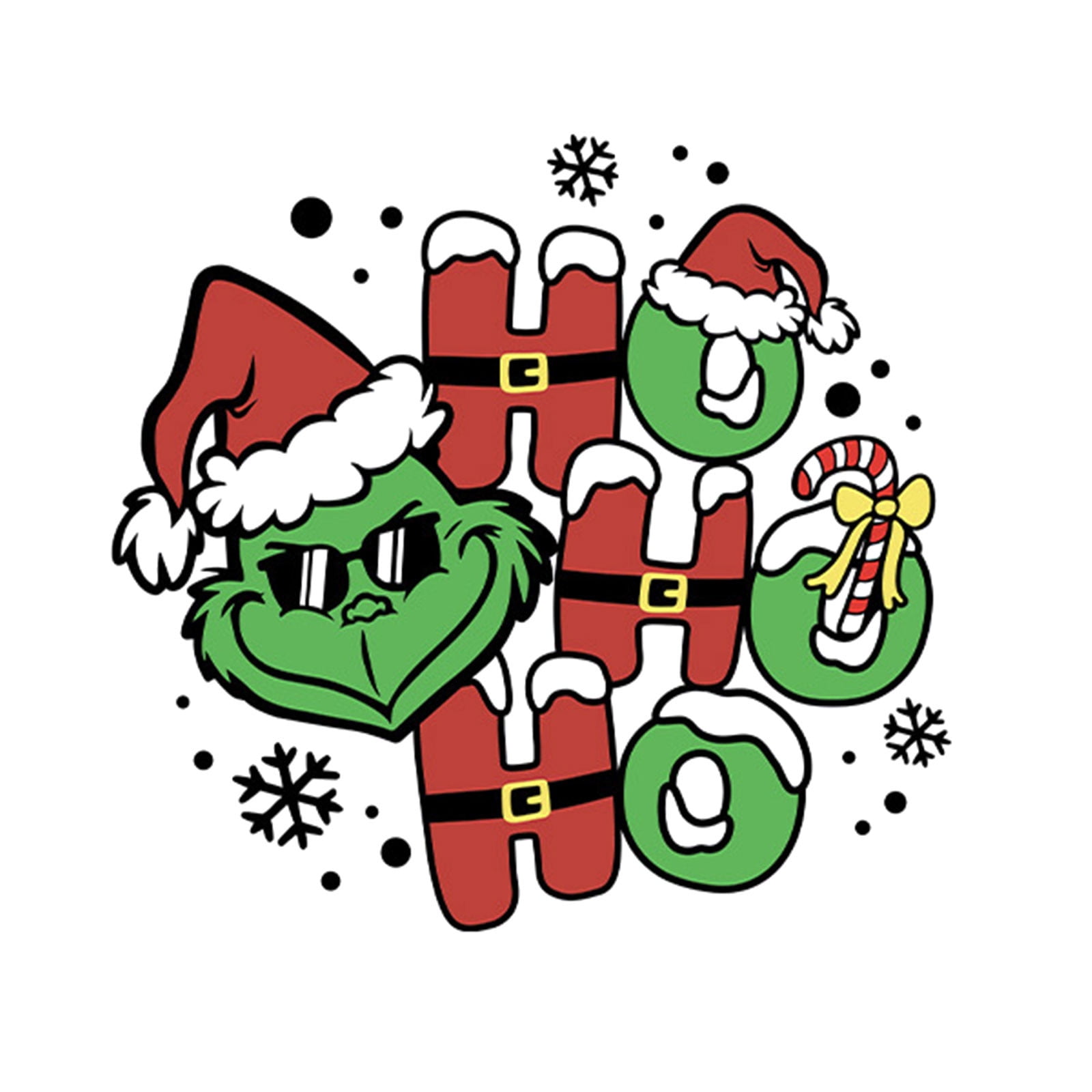 Grinch Christmas Iron On Transfer Heat Transfer Design Grinch Stickers ...
