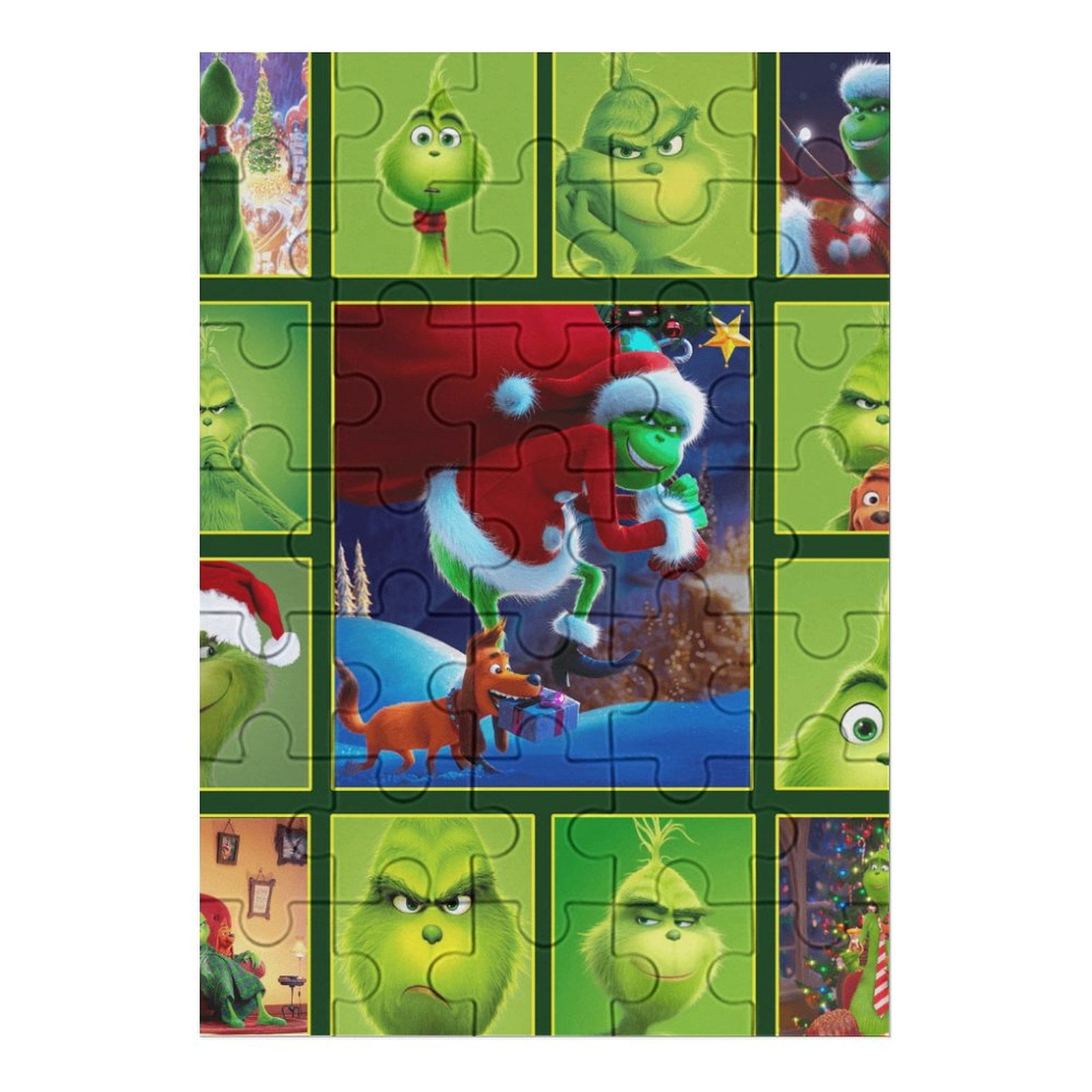 Grinch Christmas Jigsaw Puzzles Interlocking Puzzles for Kids And Teens ...