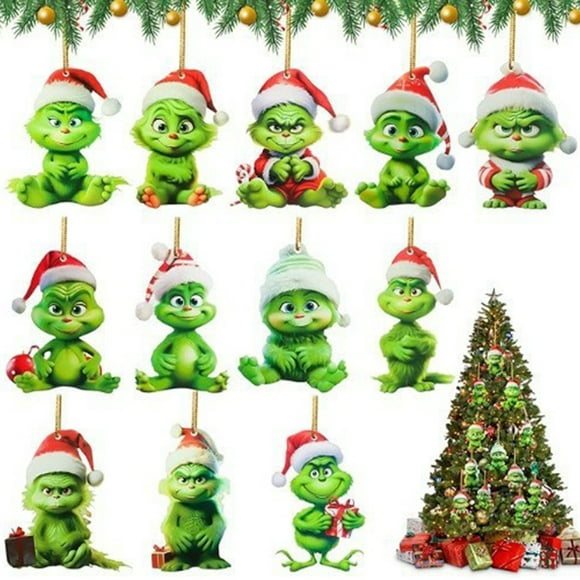Grinch Ornaments Mini