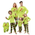 Grinch Christmas Print Cute Family Set Pajamas, Home Clothes, Family ...