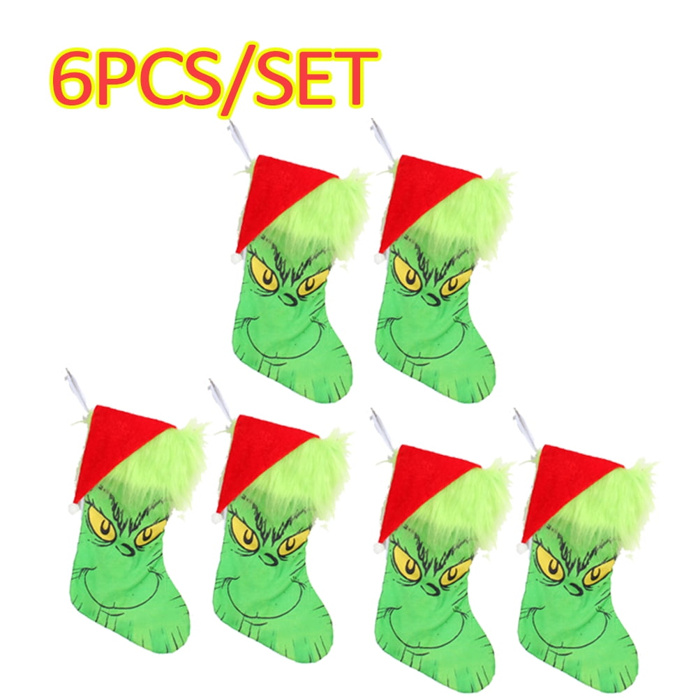 Grinch Christmas Stockings for Christmas Holiday Santa's Stockings Xmas ...