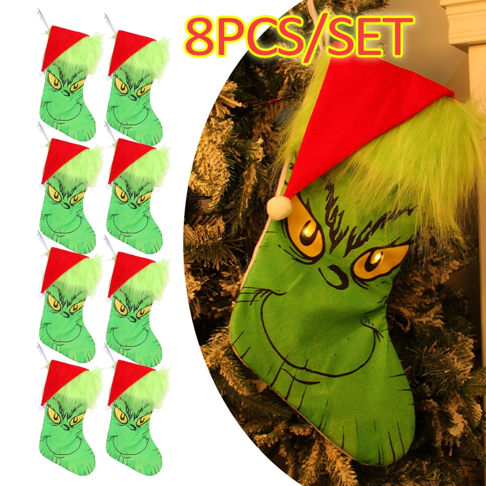 Grinch Christmas Stockings for Christmas Holiday Santa's Stockings Xmas ...