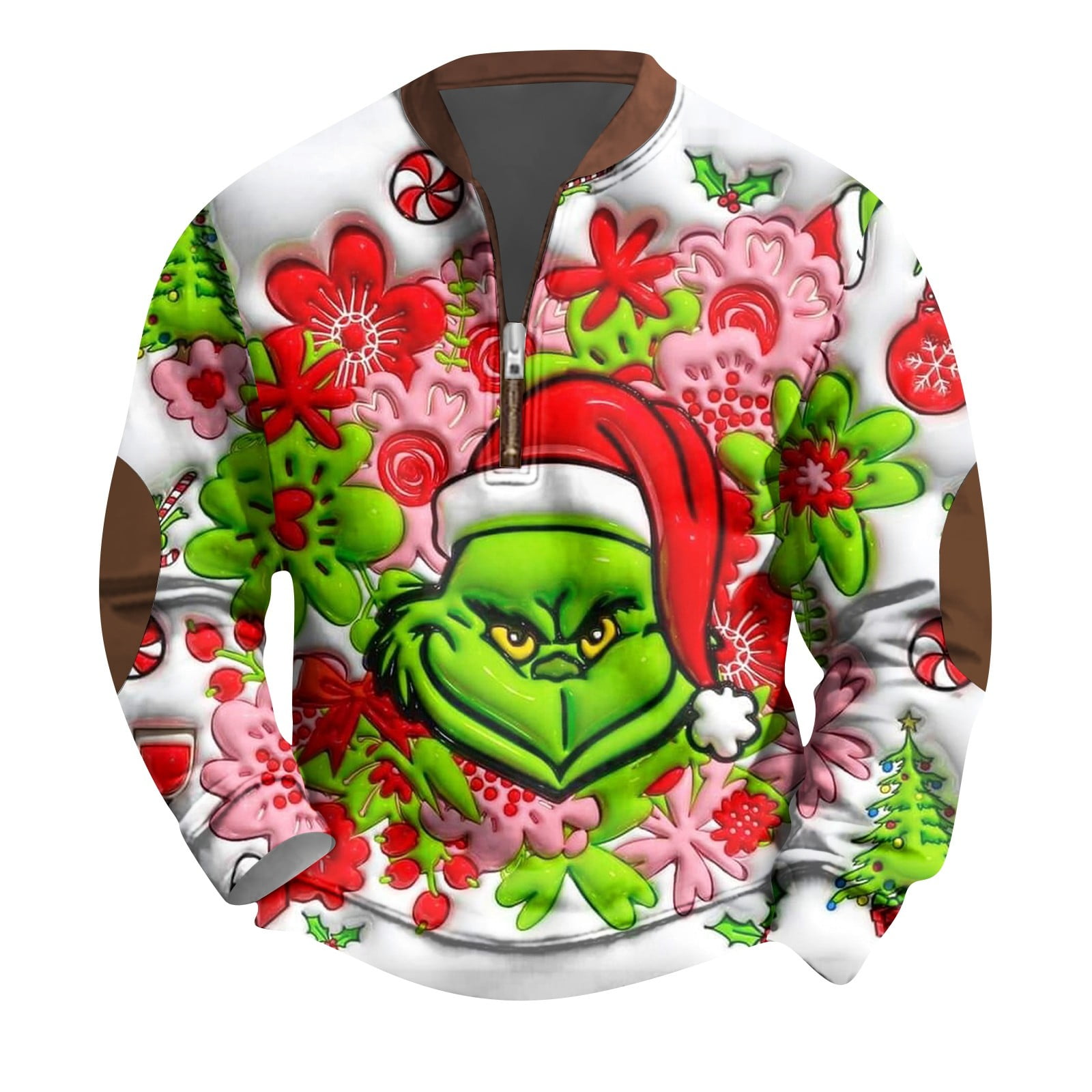 Grinch Christmas Sweatshirt Fall Outfits Green Christmas Sweatshirt ...