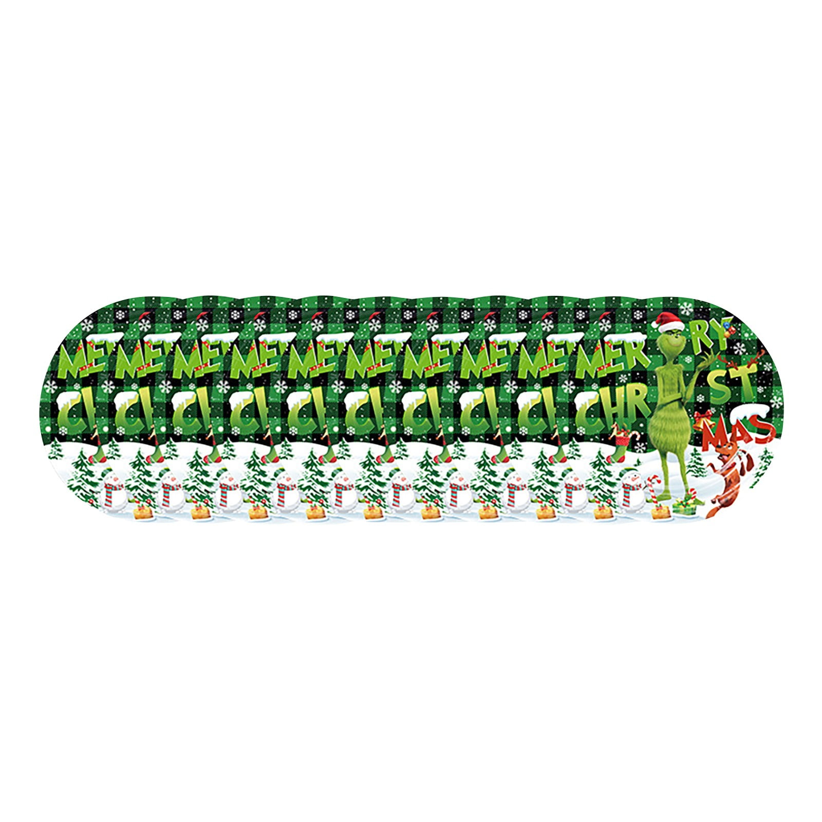 Grinch Christmas Theme Party Decor Plates Tissue Paper Cups Pull Flags ...