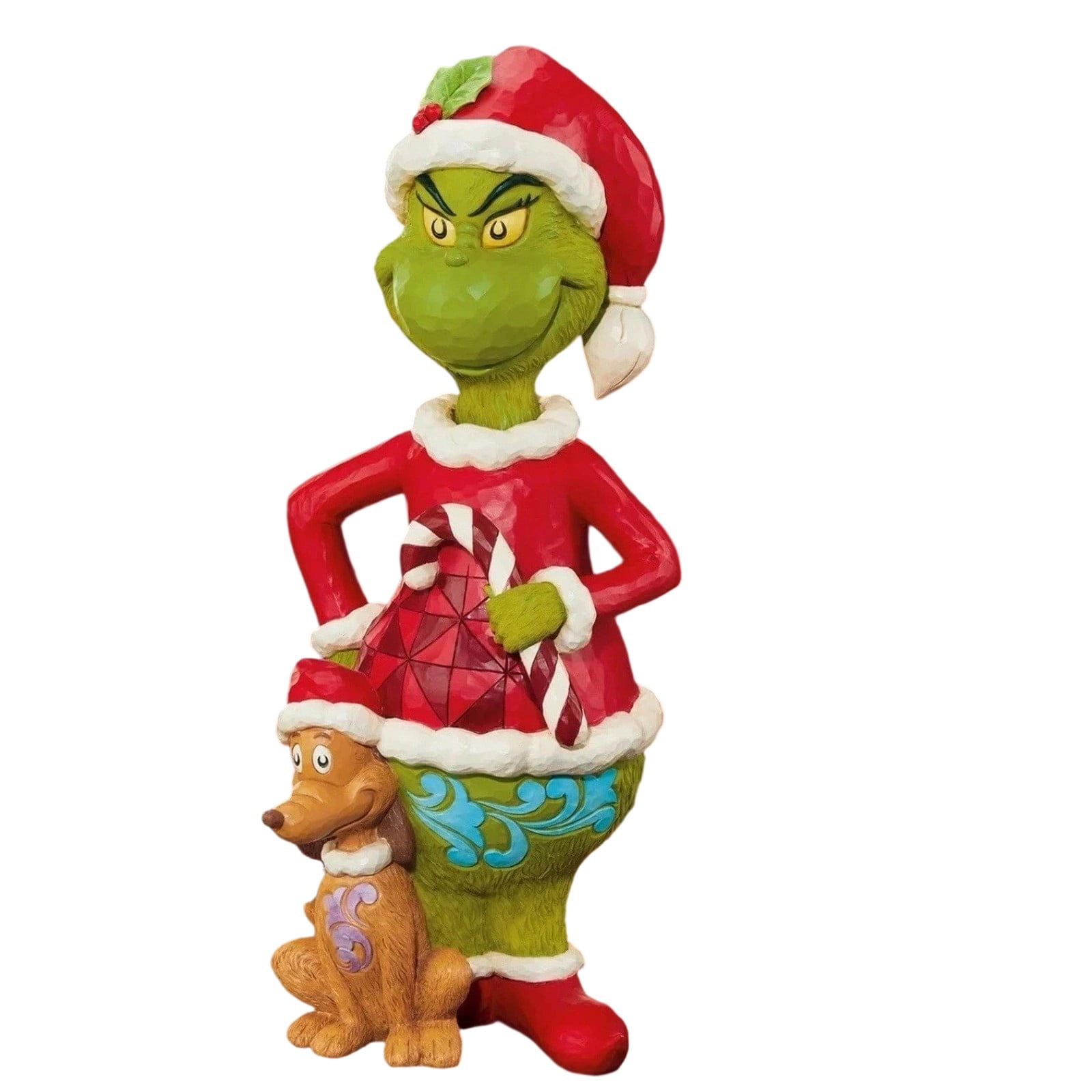 Grinch Christmas Tree Ornaments 2D Acrylic Hanging Decoration With ...