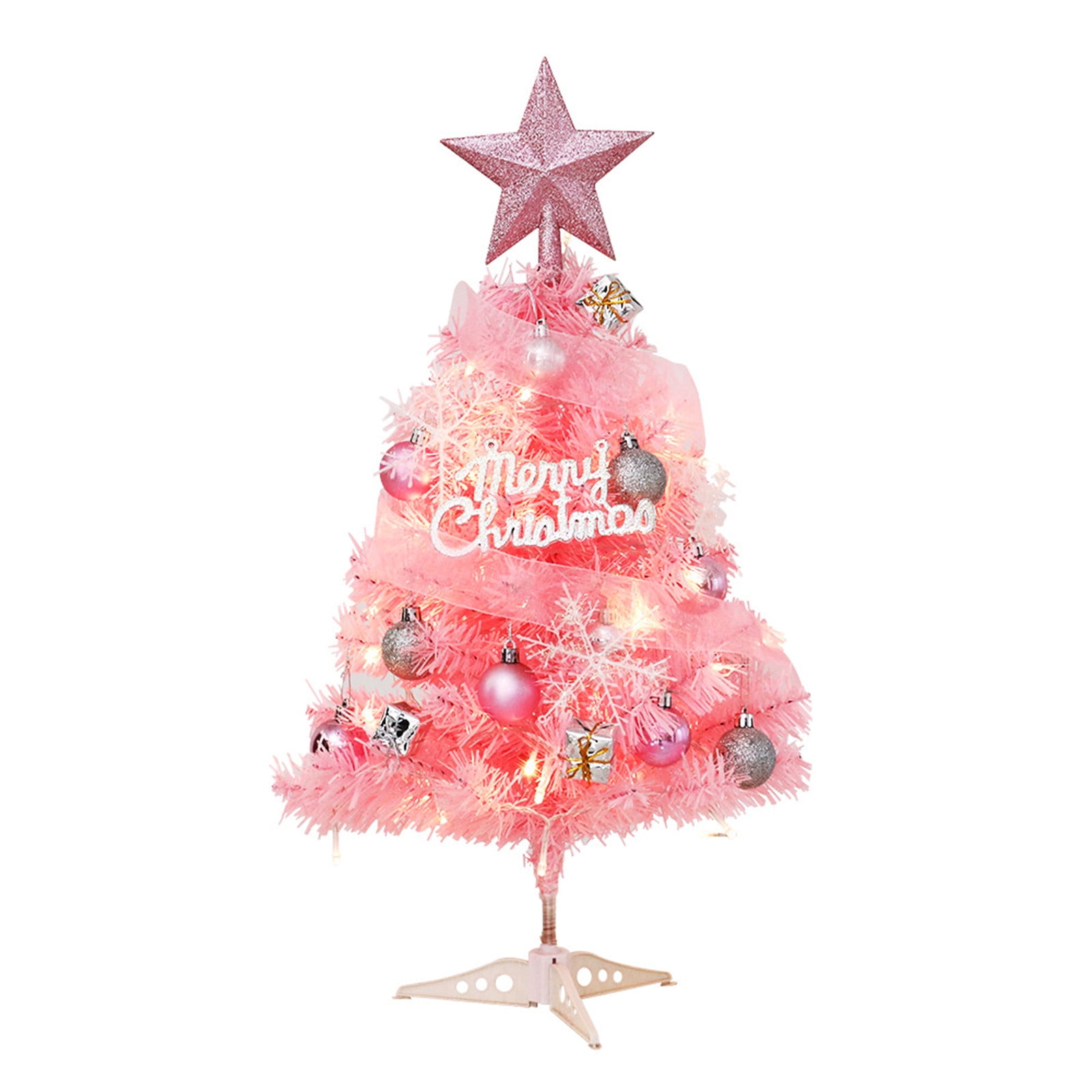 Grinch Christmas Tree Pink Artificial Christmas Tree with Lights and ...