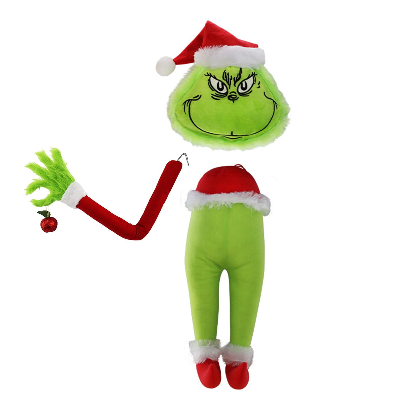 Grinch Christmas Tree Topper Set, Grinch Arm Head Leg for Tree Grinch ...