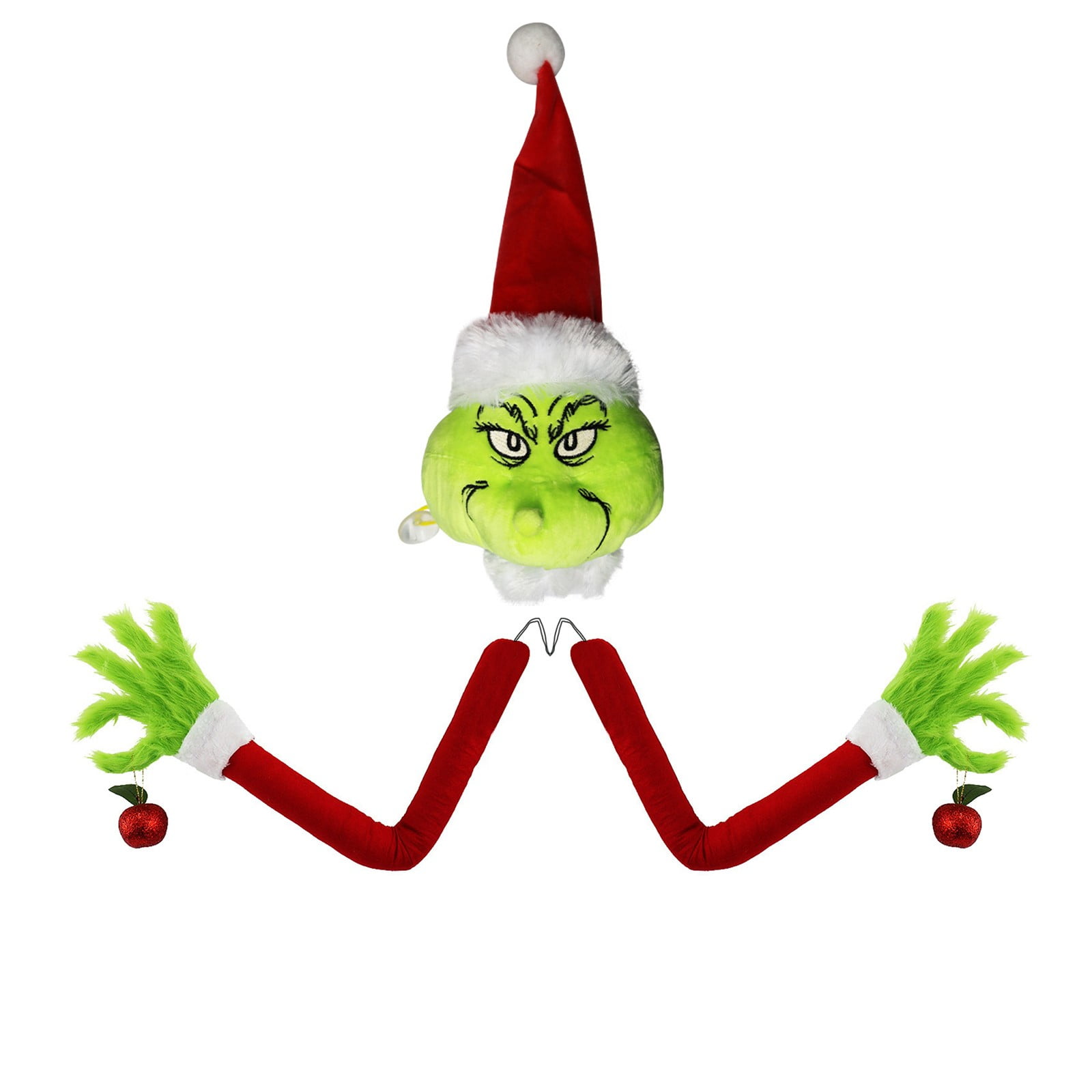 Grinch Christmas Tree Topper Set, Grinch Arm Head for Tree Grinch Tree ...