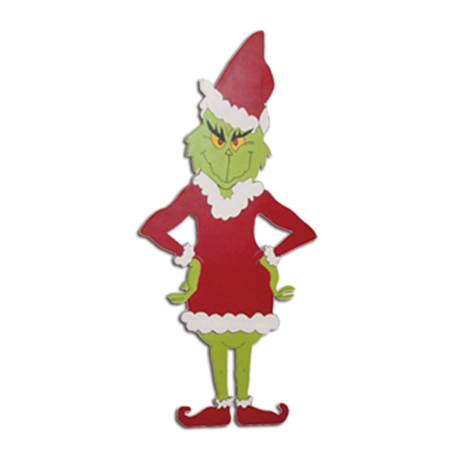 Grinch Christmas Yard Sign Art, Waterproof Weather Resistant Outdoor ...
