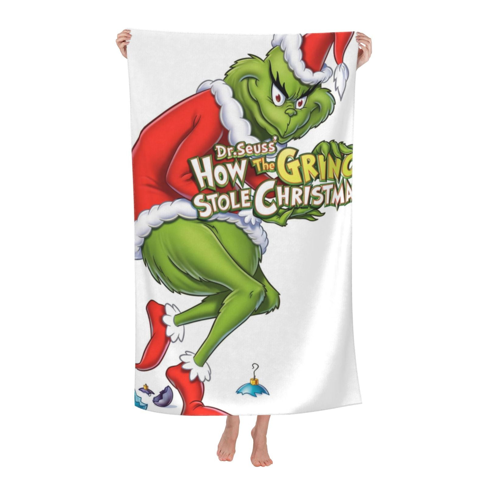 Grinch Clip Art Png Bath Towels,Grinch Clip Art Png Beach Towel,Soft ...