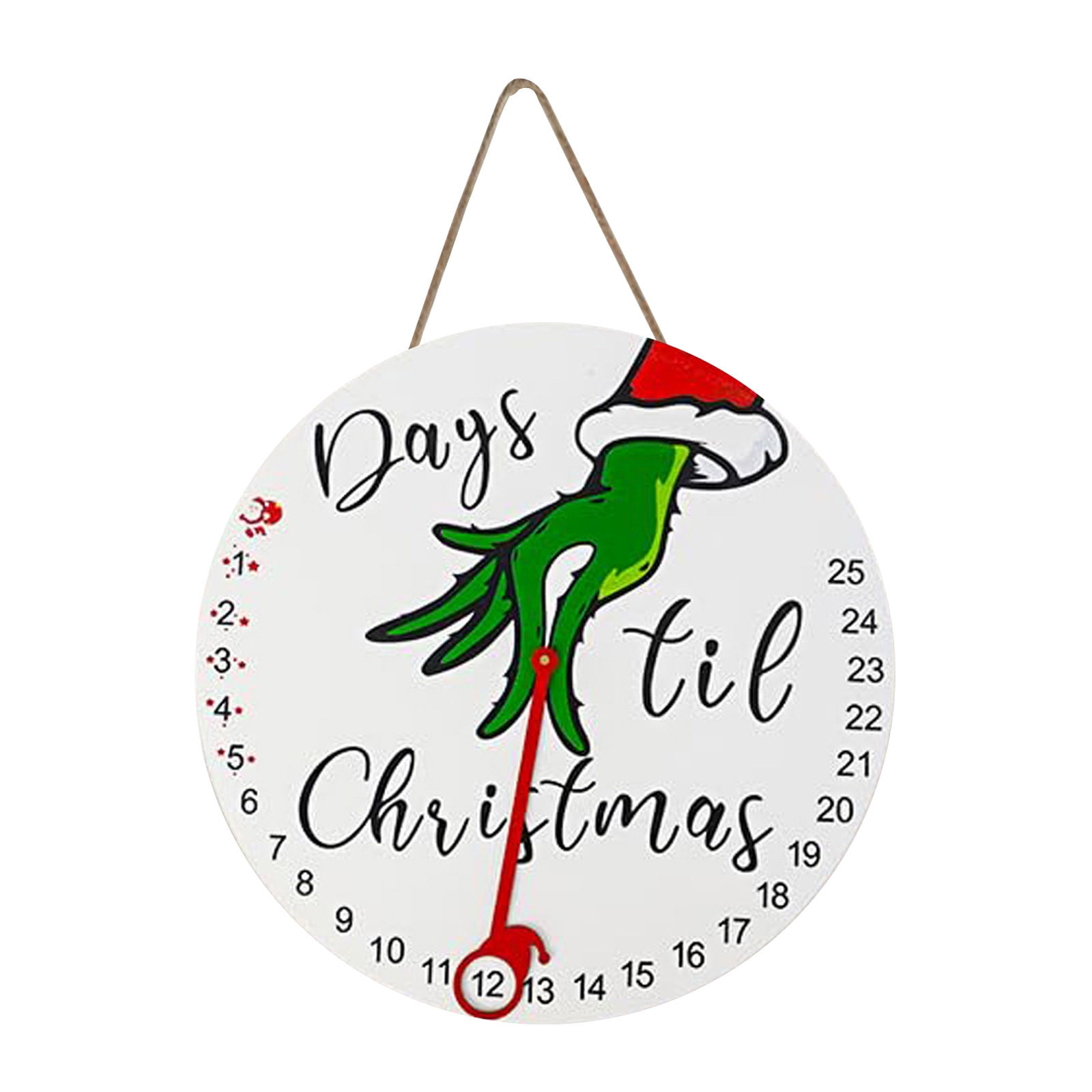Grinch Decor Christmas Decorations Christmas Countdown Calendar With ...