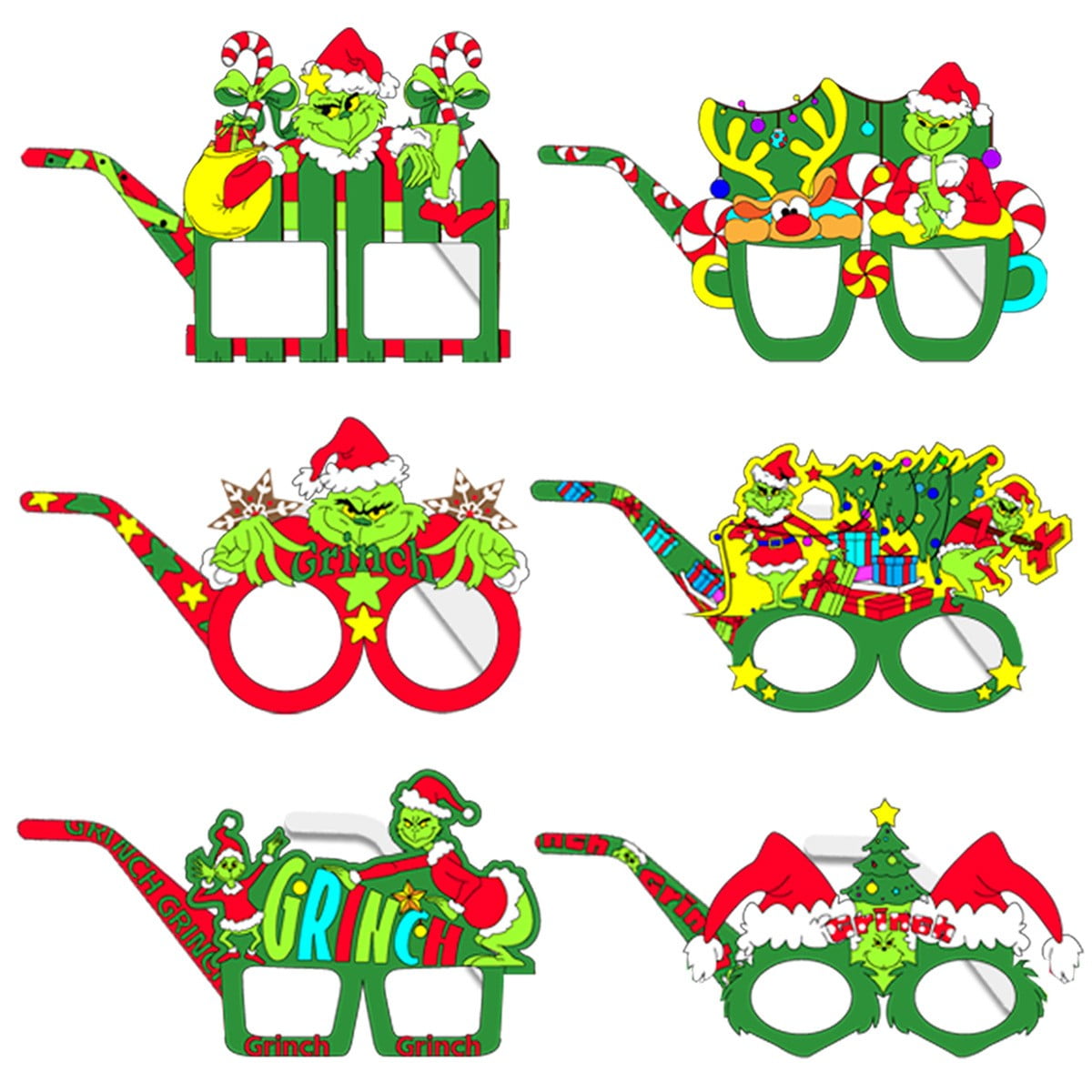 Grinch Decorations Christmas Theme Party Decoration Funny Photo Props ...