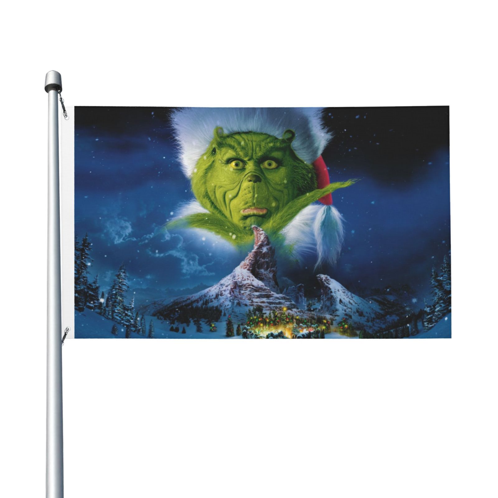 Grinch-Desktop-Wallpaper-64+-Images- 3x5ft Face Flag Fade Proof Holiday ...