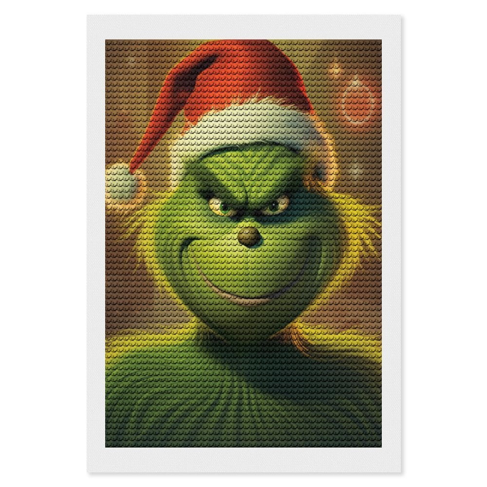 Grinch Diamond Art Kits for Adults DIY 5D Diamond Dots Paint Kits 16"× ...