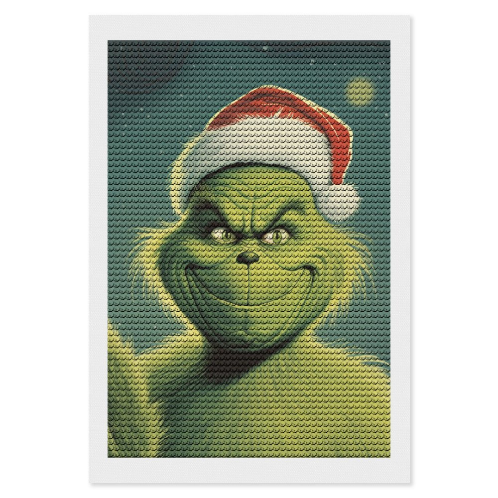 Grinch Diamond Art Kits for Adults DIY 5D Diamond Dots Paint Kits 16"× ...
