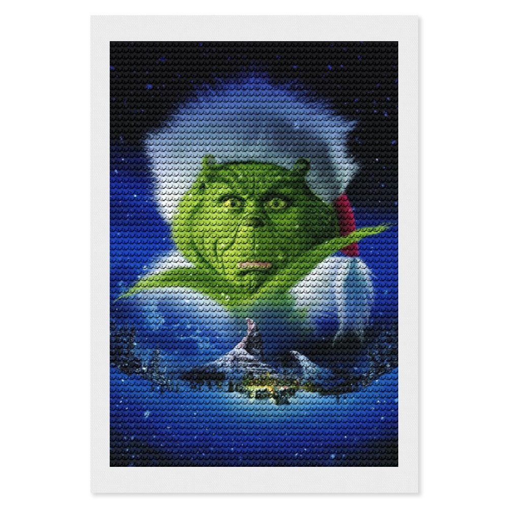 Grinch Diamond Art Kits for Adults DIY 5D Diamond Dots Paint Kits 8"×12 ...