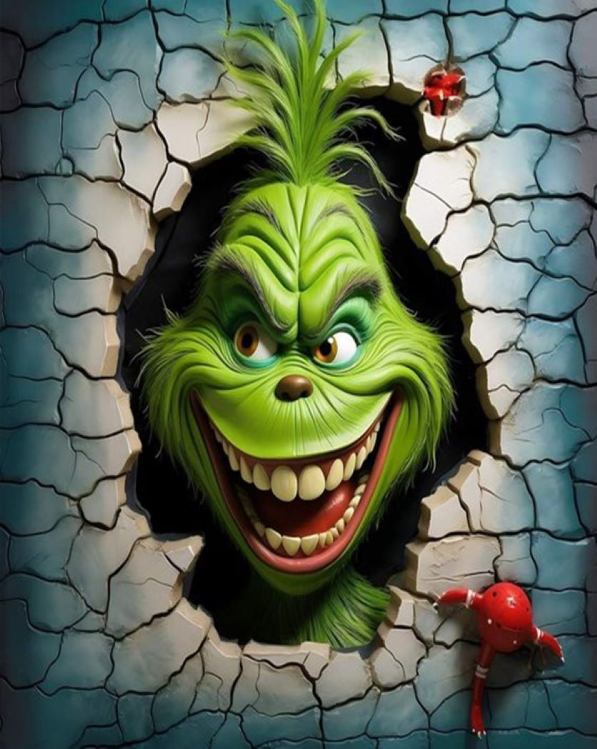 Grinch Diamond Painting Kits Diamond Painting Stitch with Diamond Art ...