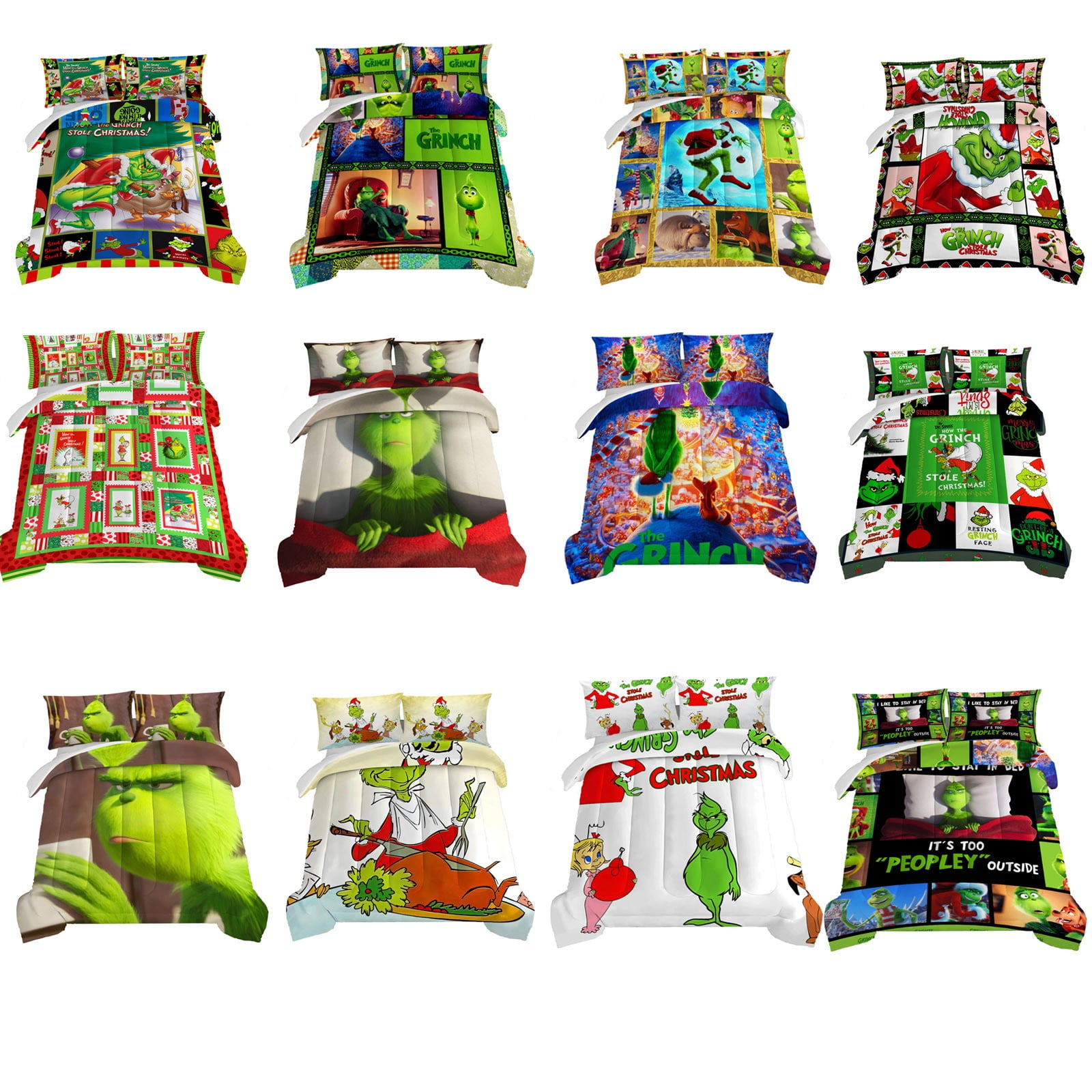 Grinch Duvet Cover Grinch Sheets Full - Duvet Cover Queen Size ...