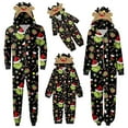 Family Matching Christmas Pajamas Sets, Reindeer Grinch Onesies Hooded ...
