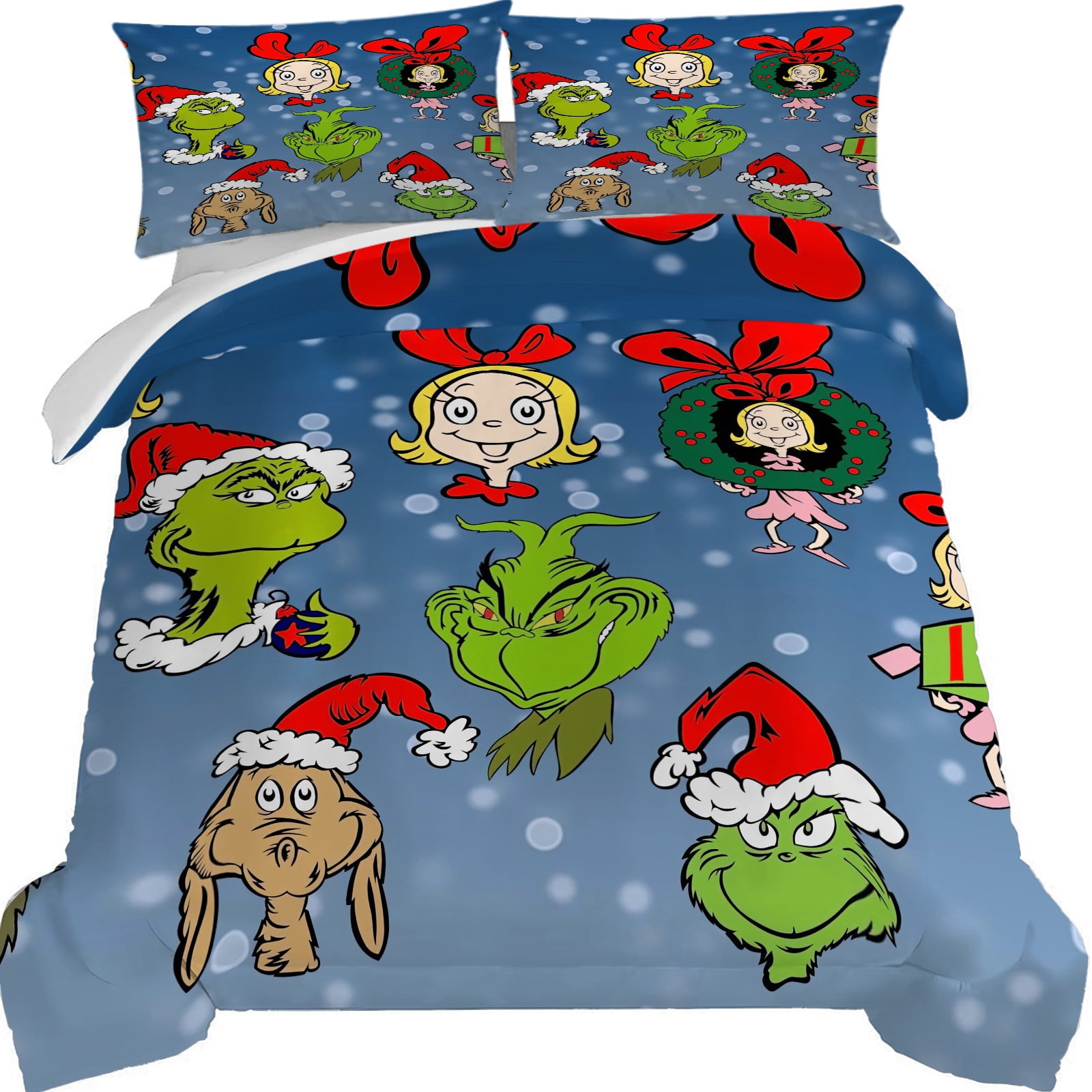 Family Christmas Pajamas Matching Set Festive Holiday Bedding Set ...