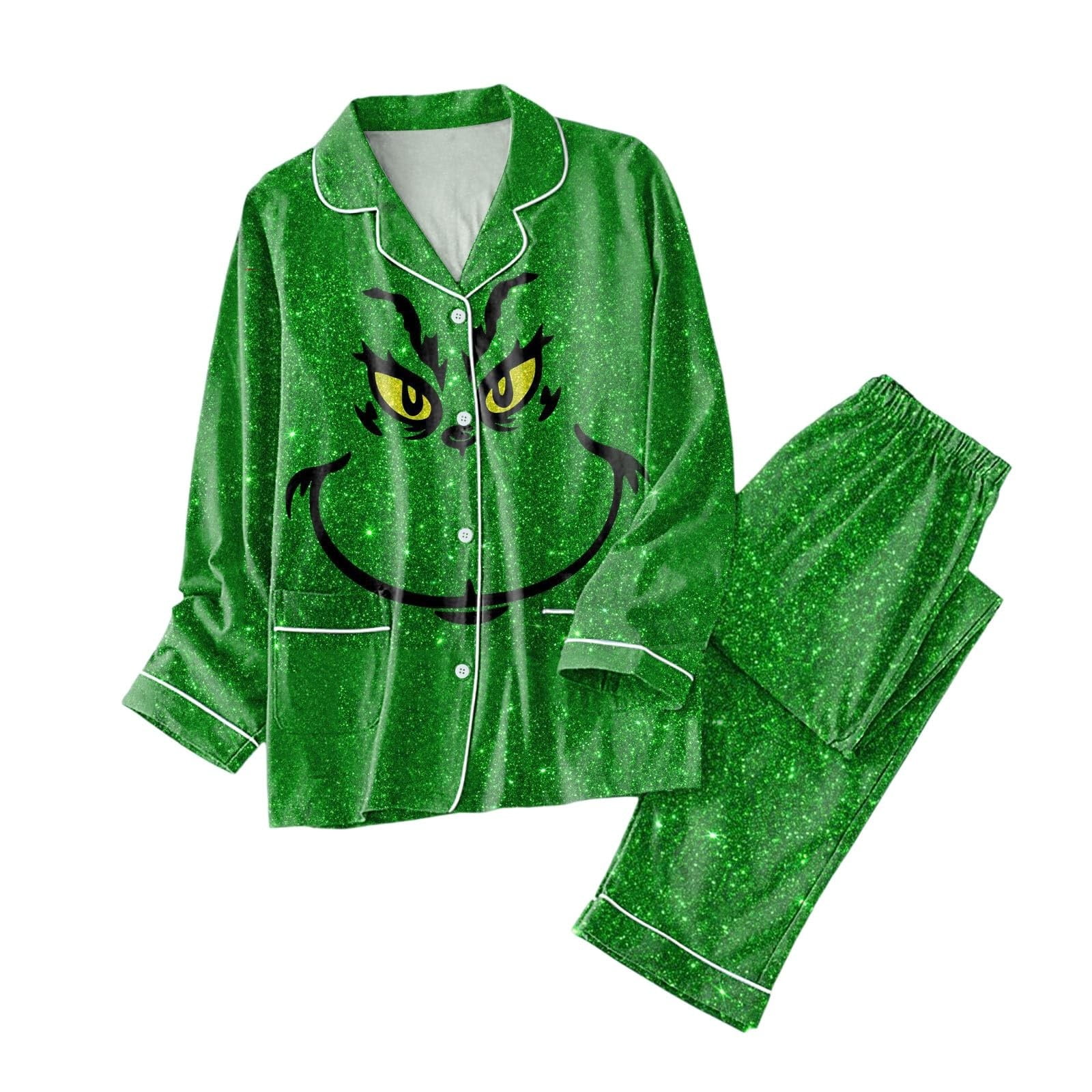 Grinch Family Christmas Pjs Matching Sets, Merry Christmas Grinch ...