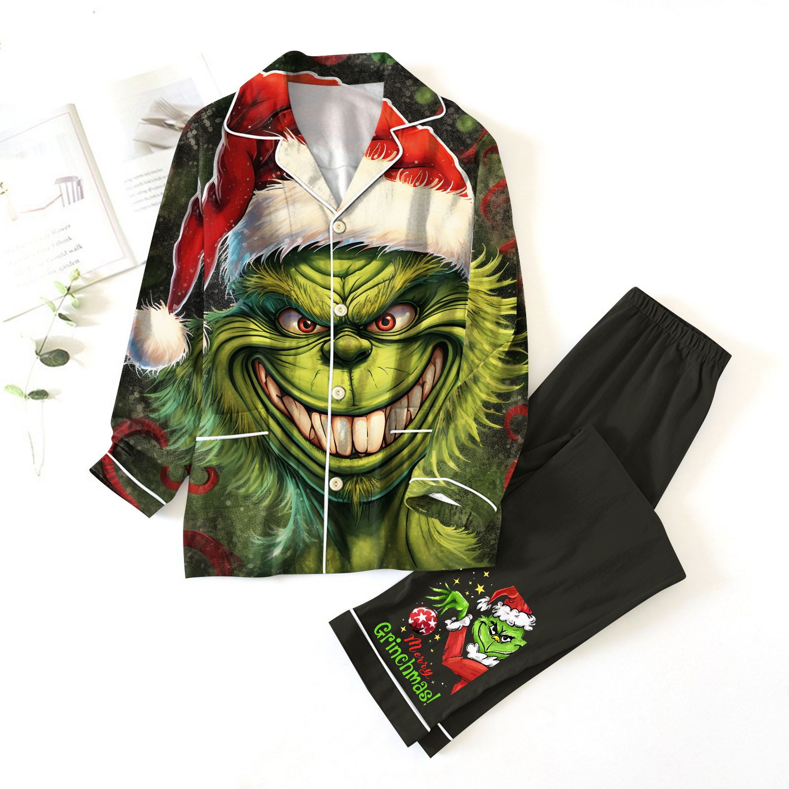 Grinch Family Christmas Pjs Matching Sets, Merry Christmas Grinch ...