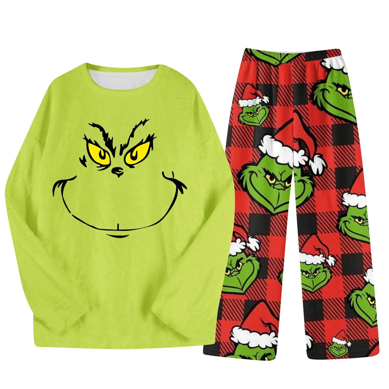 Grinch Family Pajamasgrinch-Themed Family Matching Sets - Pajamas For A Cozy Family Night Grinch ...