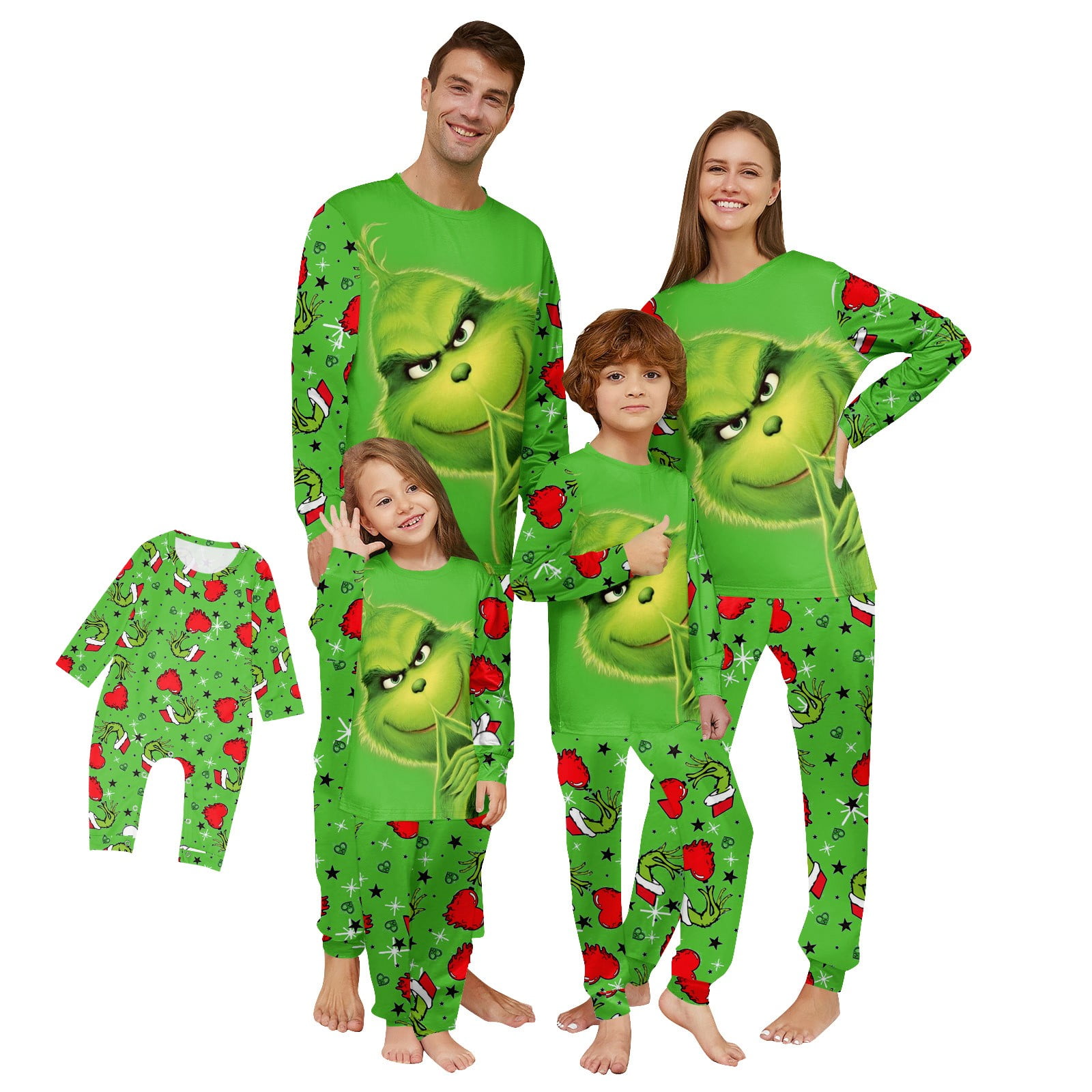 Matching Christmas Pajamas for Family, Pijamas De Navidad Para Familia ...