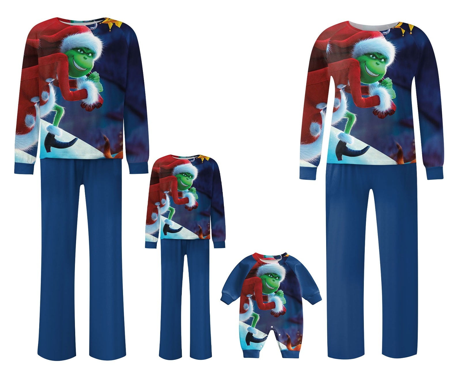 Grinch Family Pjs Matching Sets Christmas, Grinch pijamas de navidad ...