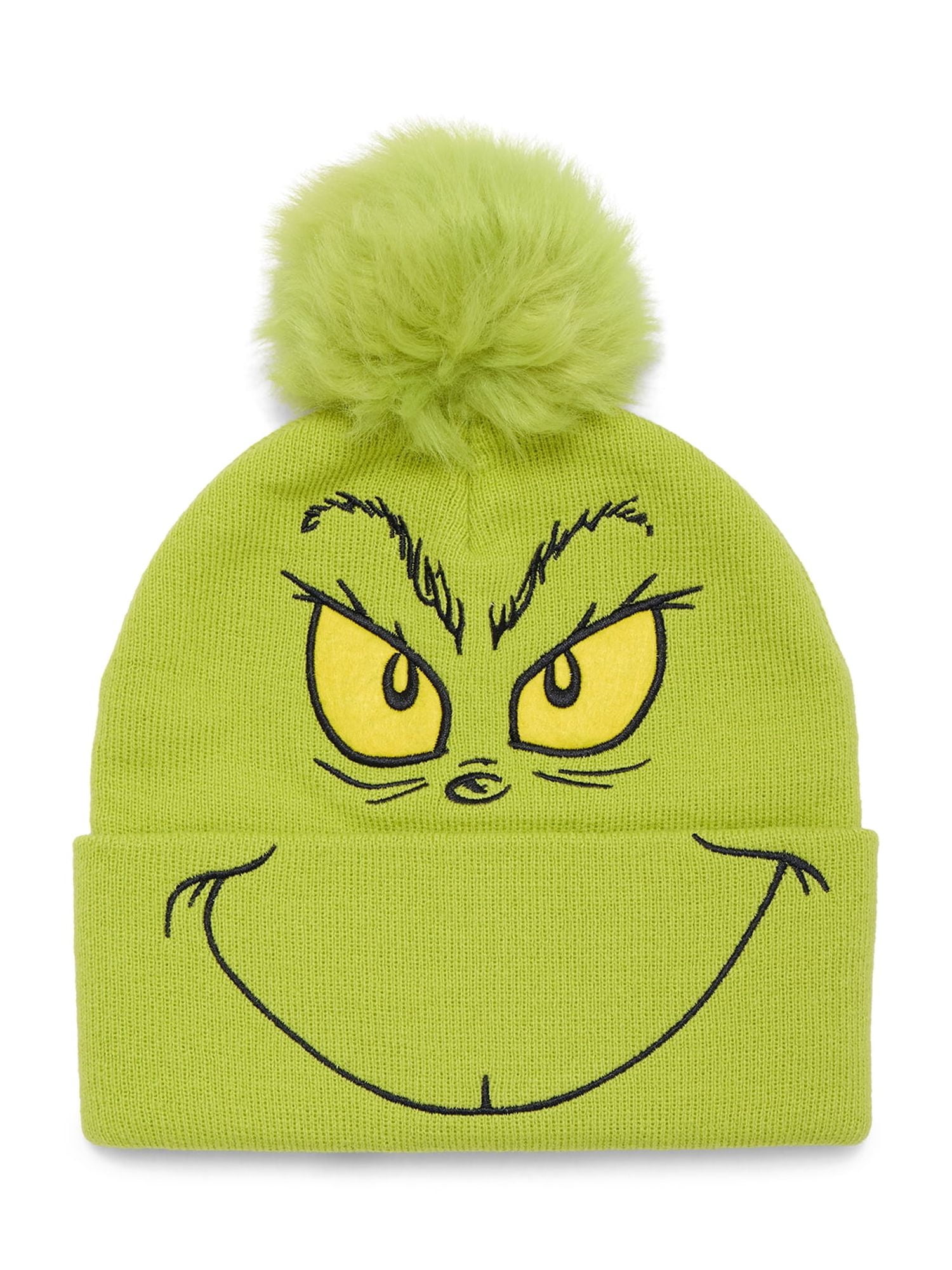 Grinch Women's Embroidered Beanie - Walmart.com