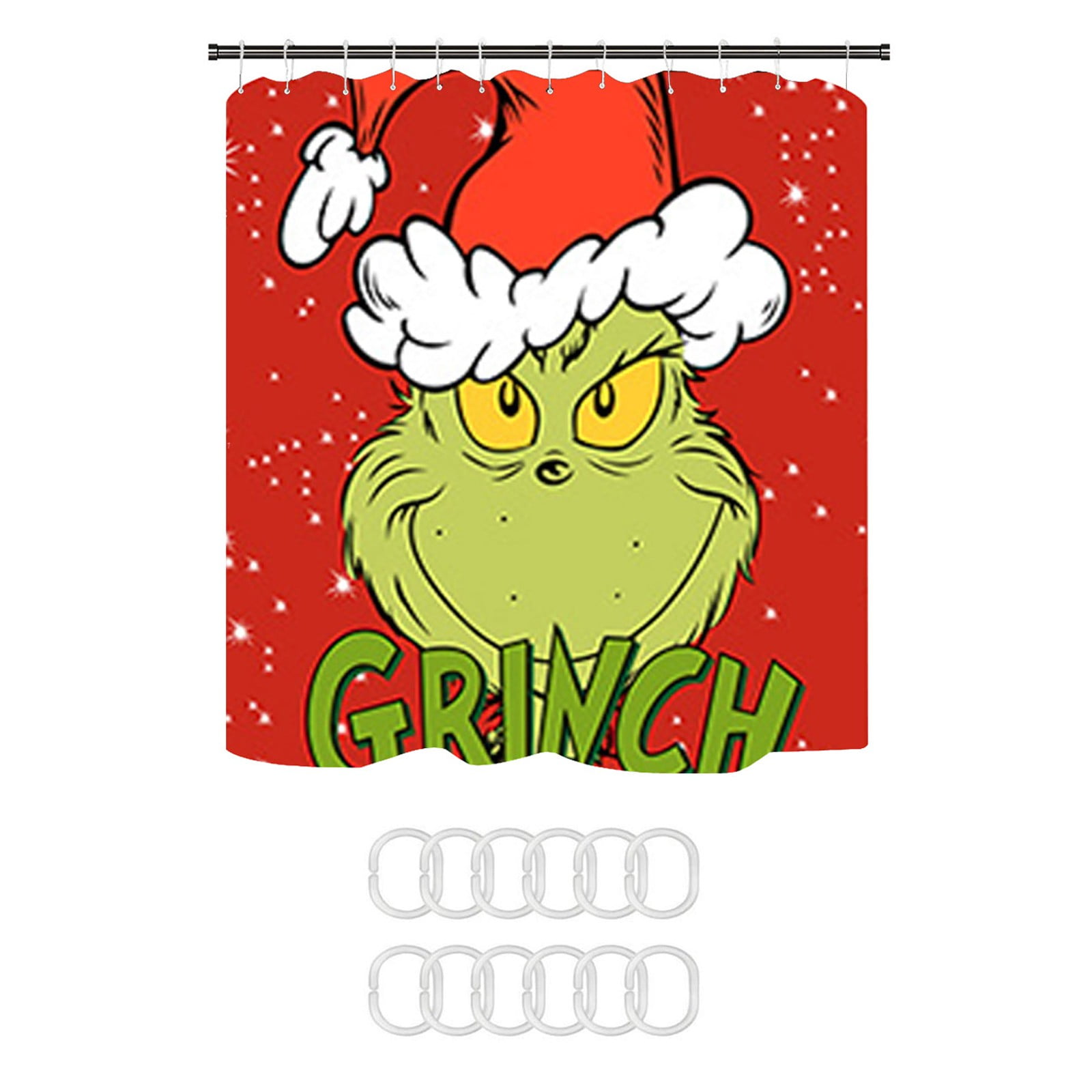 The Grinch, Grinch Christmas Decorations, Grinch Shower Curtain, Grinch ...