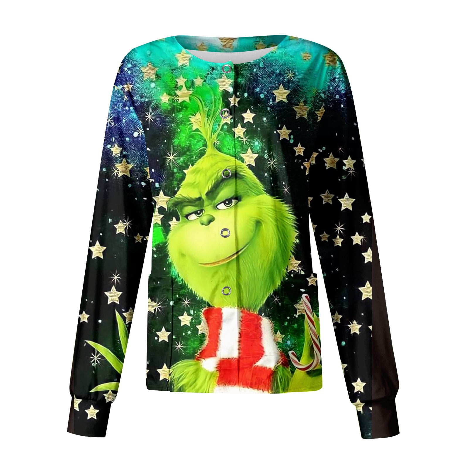 Grinc-h Hoodie Christmas Costume - Matching Pullover Women Long Sleeve ...