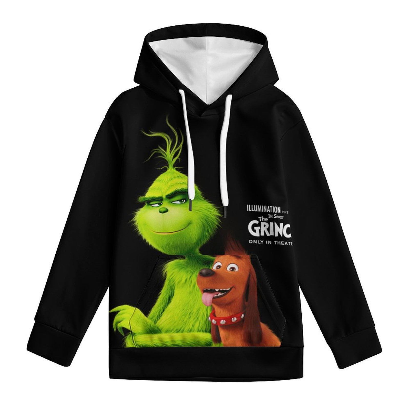 Grinch Hoodies for Boys Girls 3d Printed Anime Pullover Sweatshirts ...