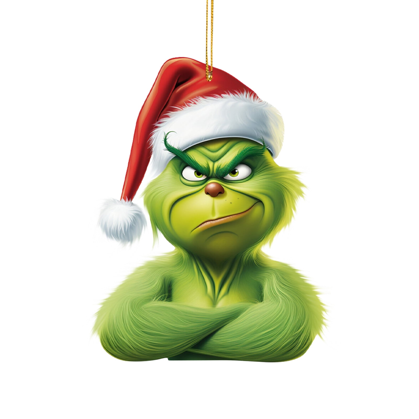 Grinch Horror Movie Theme Flat Hanging Ornament, High-Temperature ...