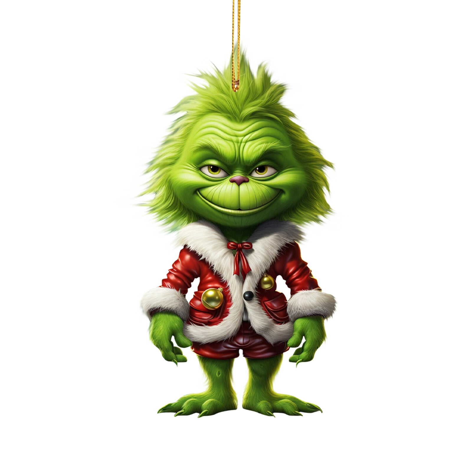 Grinch Horror Movie Theme Flat Hanging Pendant, High-Temperature ...